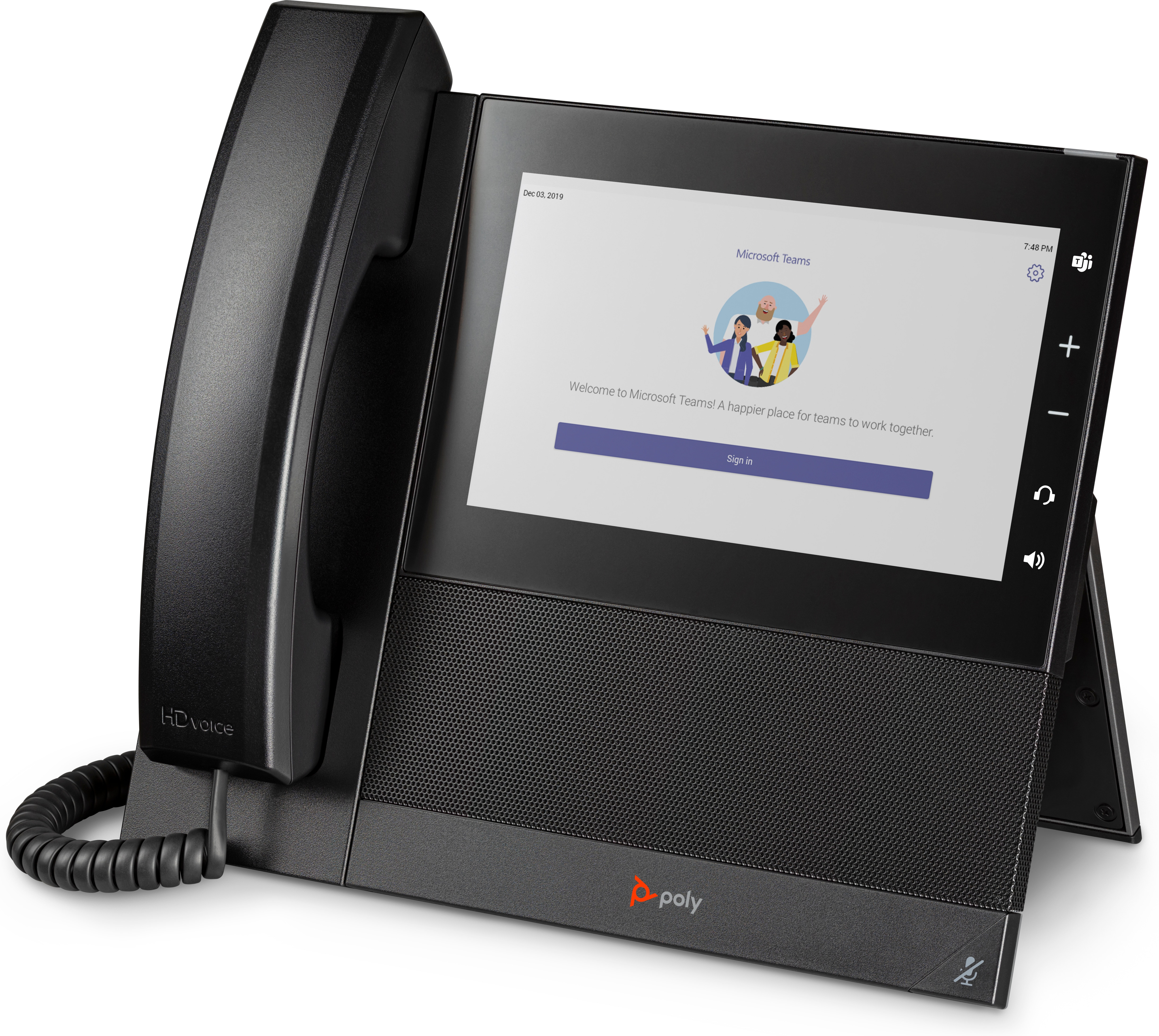 POLY Téléphone multimédia professionnel CCX 600 pour Microsoft Teams et ...