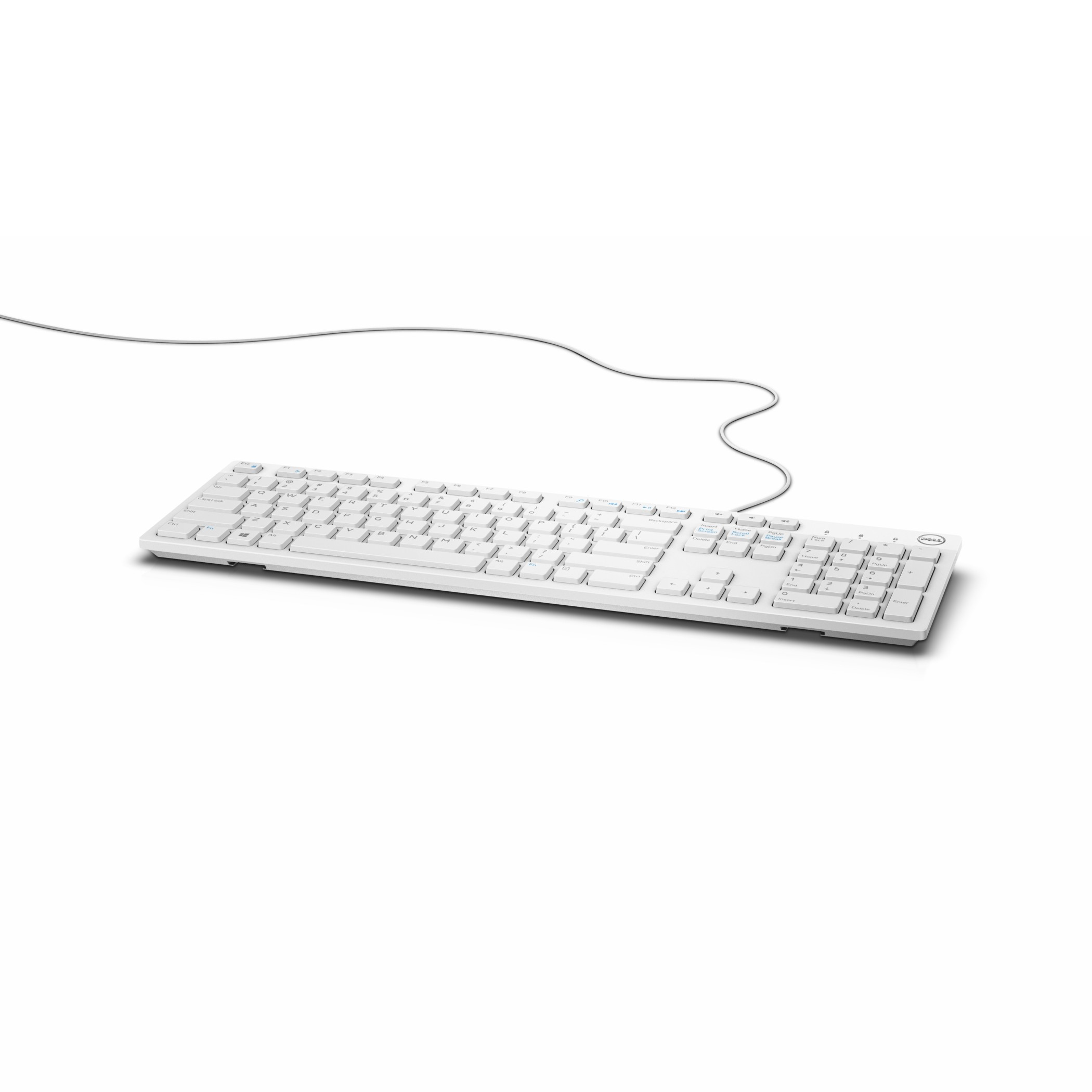 DELL KB216 clavier USB AZERTY Français Blanc (580-ADHP) prix Maroc