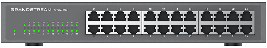 Switch de bureau Grandstream GWN7703 24 Ports Gigabit prix Maroc