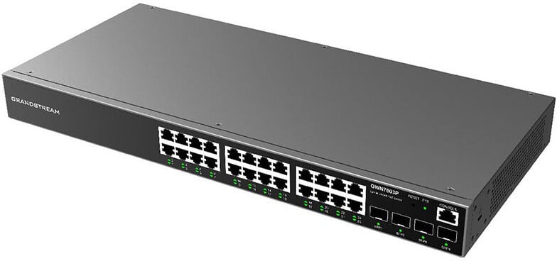 Switch Administrable niveau 2+ Grandstream GWN7803P 24 Ports PoE Gigabit + 4 Ports SFP prix Maroc