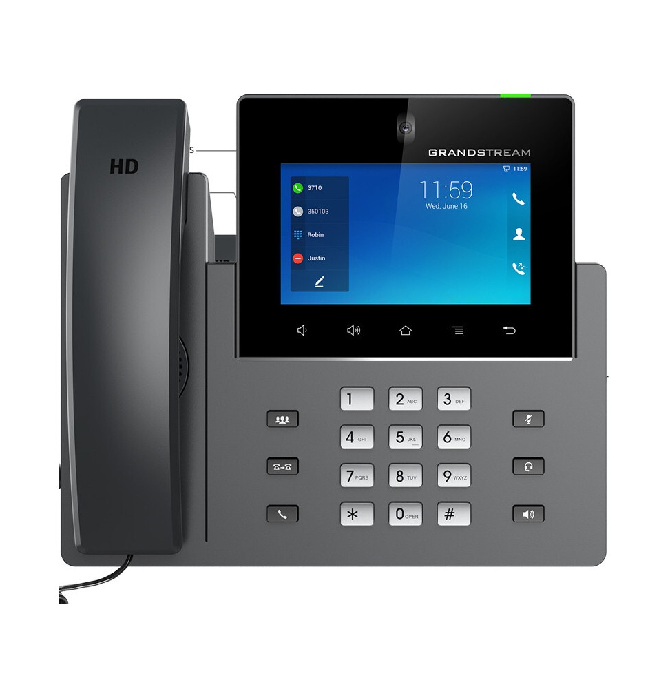 Téléphone vidéo intelligent IP à 16 lignes Grandstream GXV3350 prix Maroc