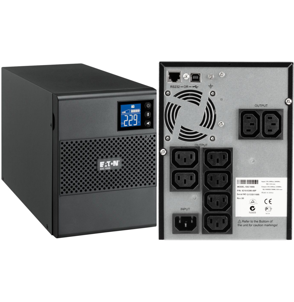 Onduleur Line-interactive Eaton 5E Gen2 5E1600UI USB - 900 W / 1600 VA - 6 prises C13 prix Maroc