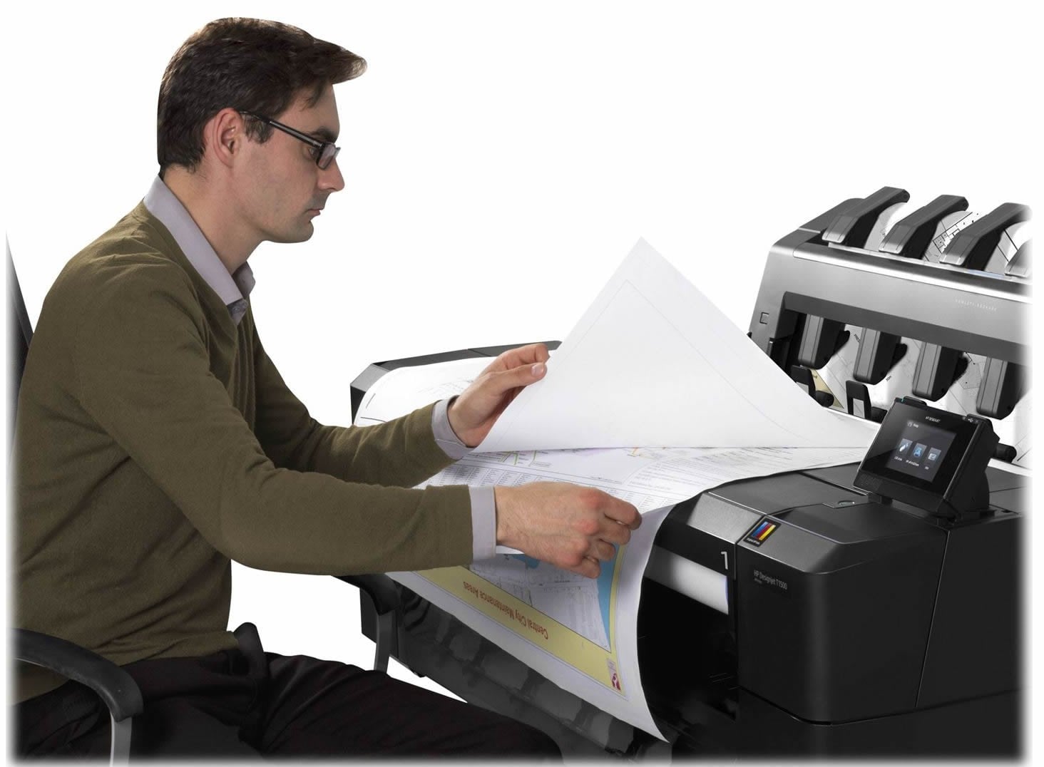 Imprimante HP Designjet T1500 ePrinter PostScript 914 mm (36 pouces ...