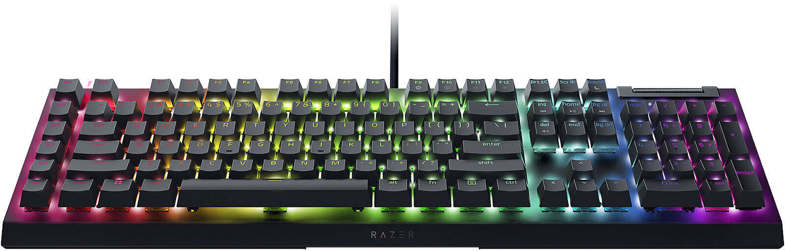 Clavier Gaming mécanique Razer BlackWidow V4 X Green Switch - AZERTY ...