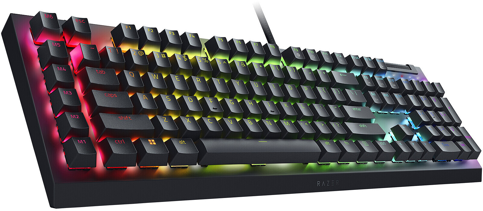 Clavier Gaming mécanique Razer BlackWidow V4 X Green Switch - AZERTY ...