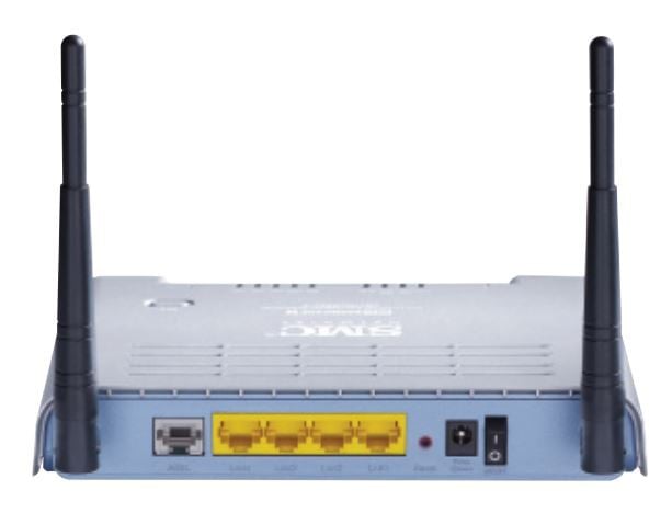 Modem routeur SMC ADSL2 Barricade N Pro Draft 11n Wireless 4-port ADSL2 ...