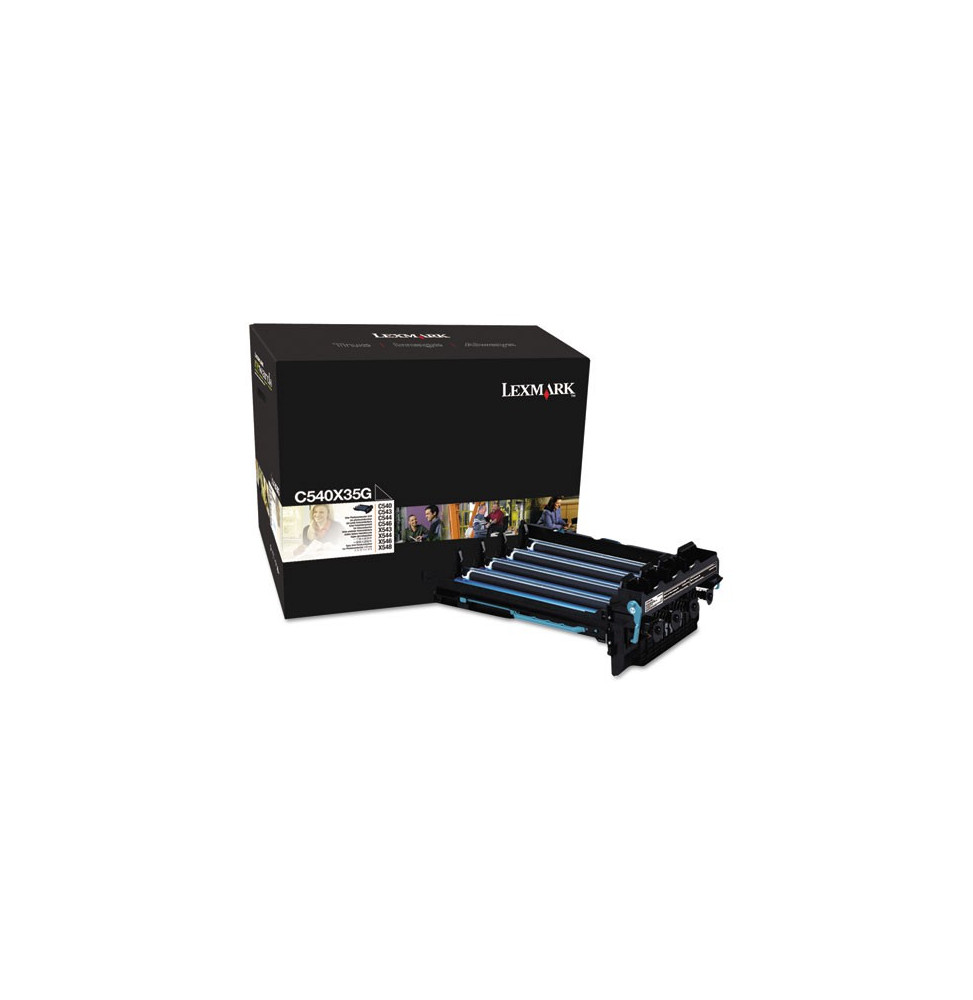 Pack de 4 photoconducteurs (30K) Lexmark C54x/X54x (C540X35G) prix Maroc