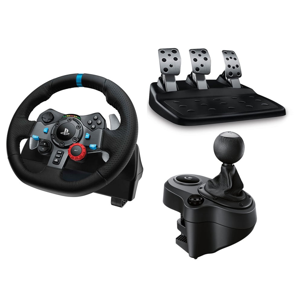 Volant PC Logitech G G29 Driving Force + Driving Force Shifter prix Maroc