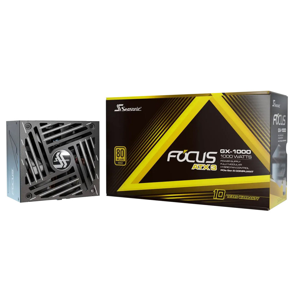 Alimentation PC Seasonic FOCUS GX-1000 ATX 3 (2024) prix Maroc