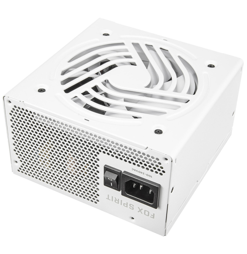 Alimentation PC Fox Spirit HG 750 White 80PLUS Gold prix Maroc