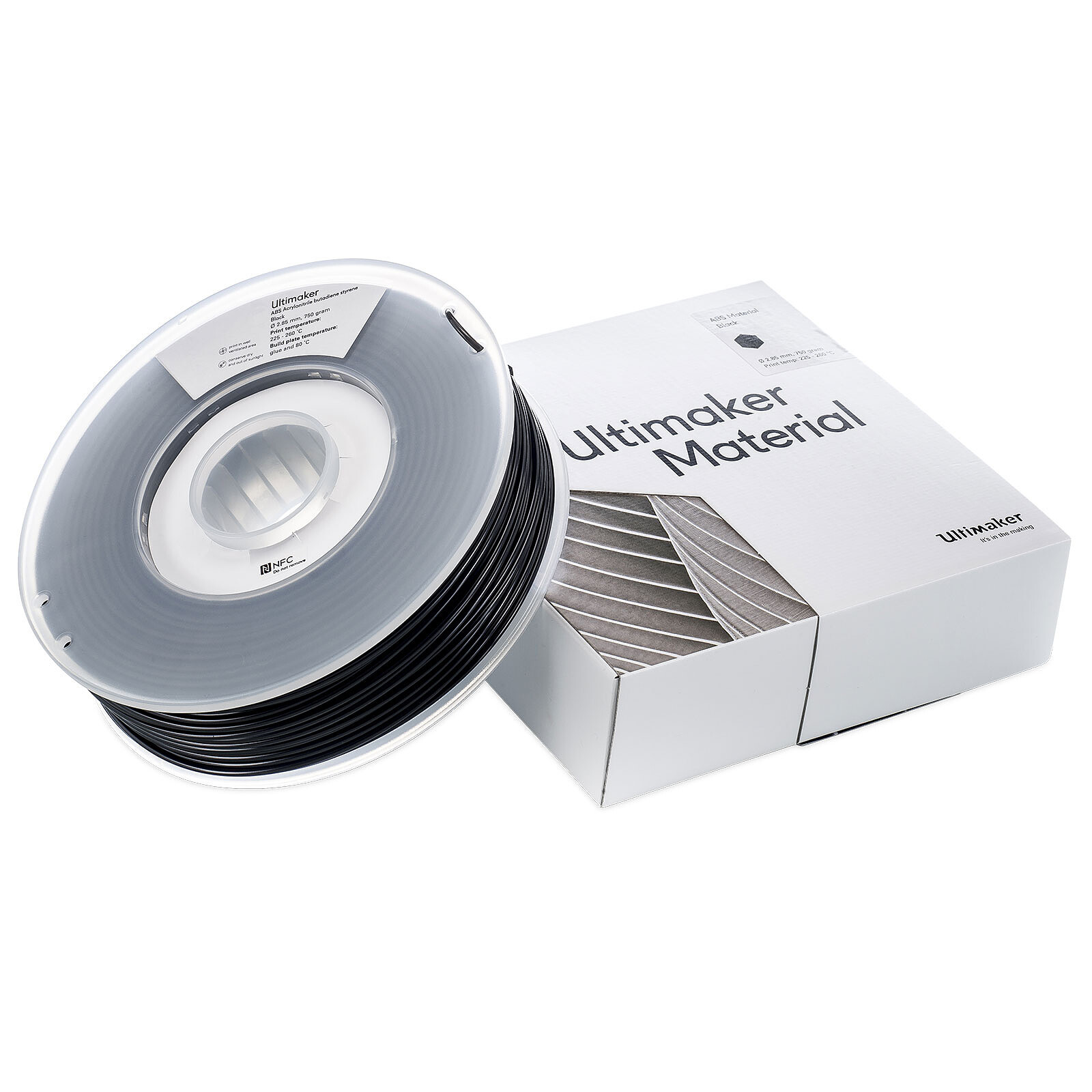 Ultimaker ABS Noir 750g prix Maroc