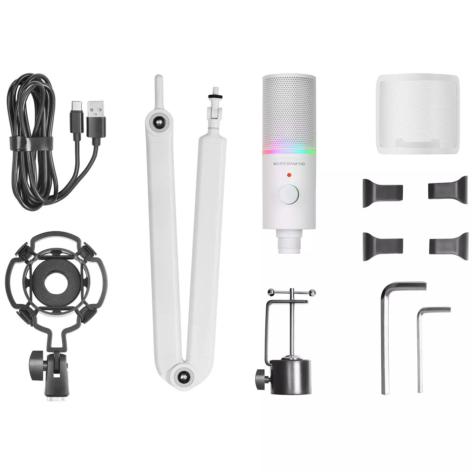 Mars Gaming MMIC-XT (Blanc) prix Maroc