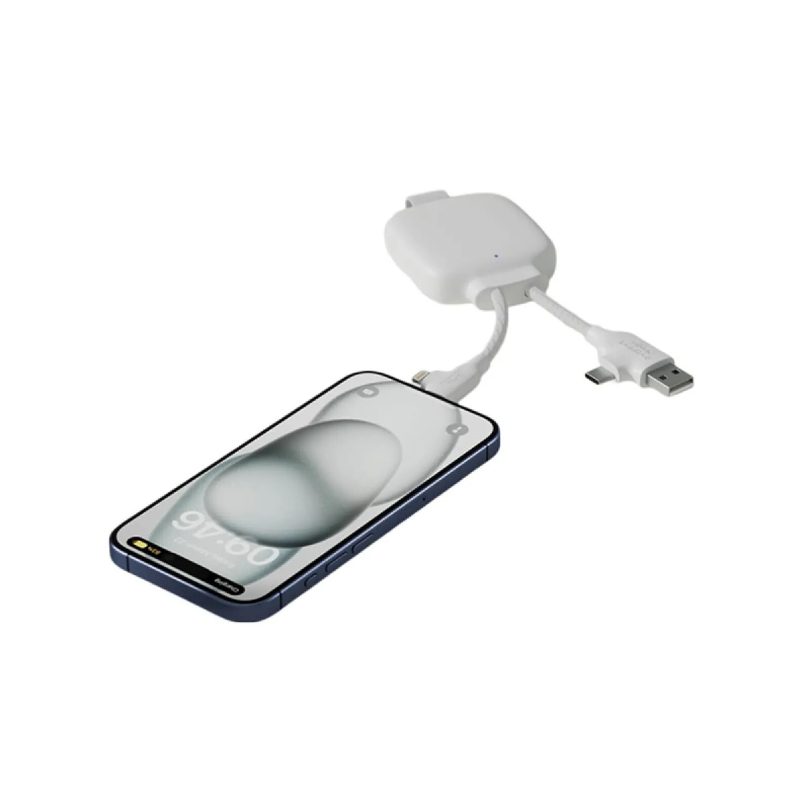 XOOPAR Powerbank avec Câble Multiconnecteur 3000mAh Blanc prix Maroc