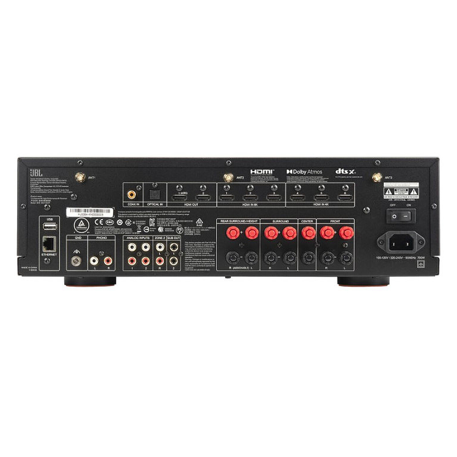 JBL MA7100HP Noir + Focal Sib Evo 5.1.2 Dolby Atmos prix Maroc