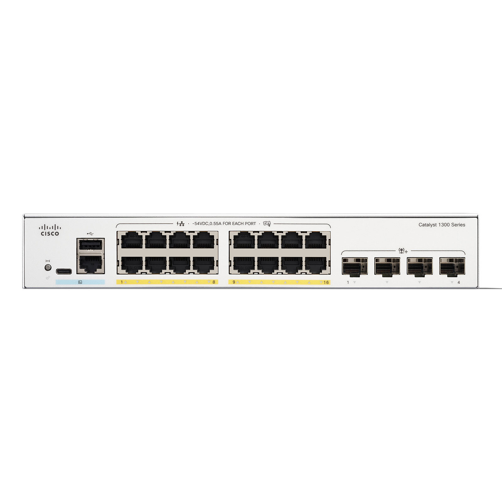 Cisco Catalyst 1300 C1300-16P-4X prix Maroc