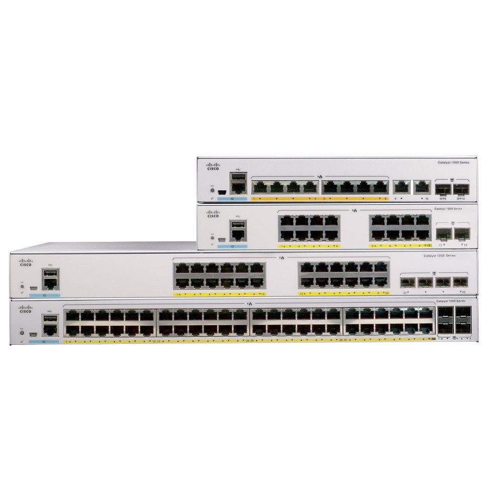 Cisco Catalyst 1000 C1000-8T-2G-L prix Maroc