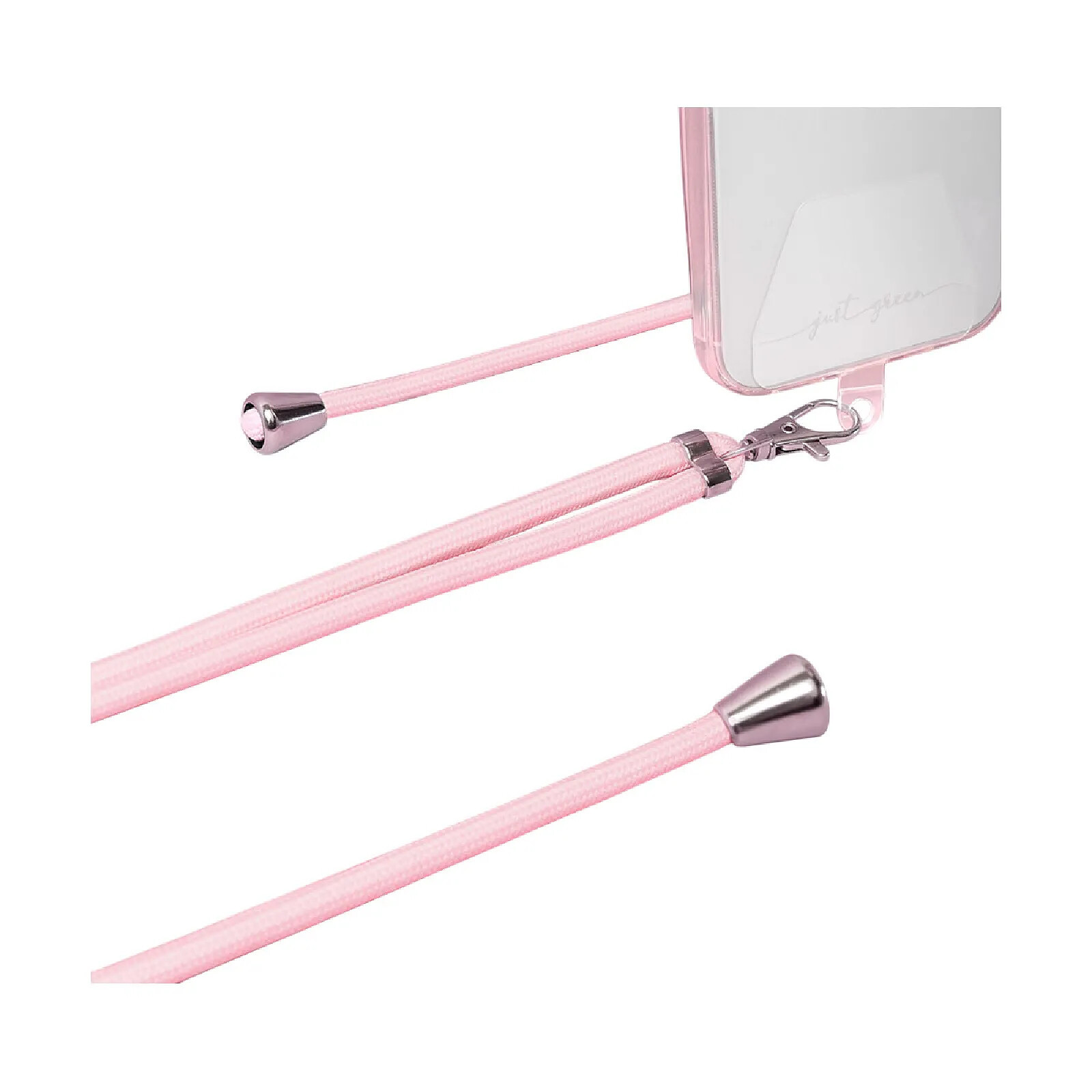 JUST GREEN Bandoulière pour Téléphone Universel Amovible avec Système ...