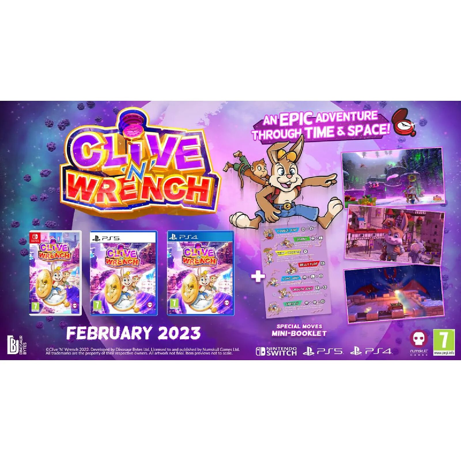 Clive 'n' Wrench Nintendo SWITCH prix Maroc