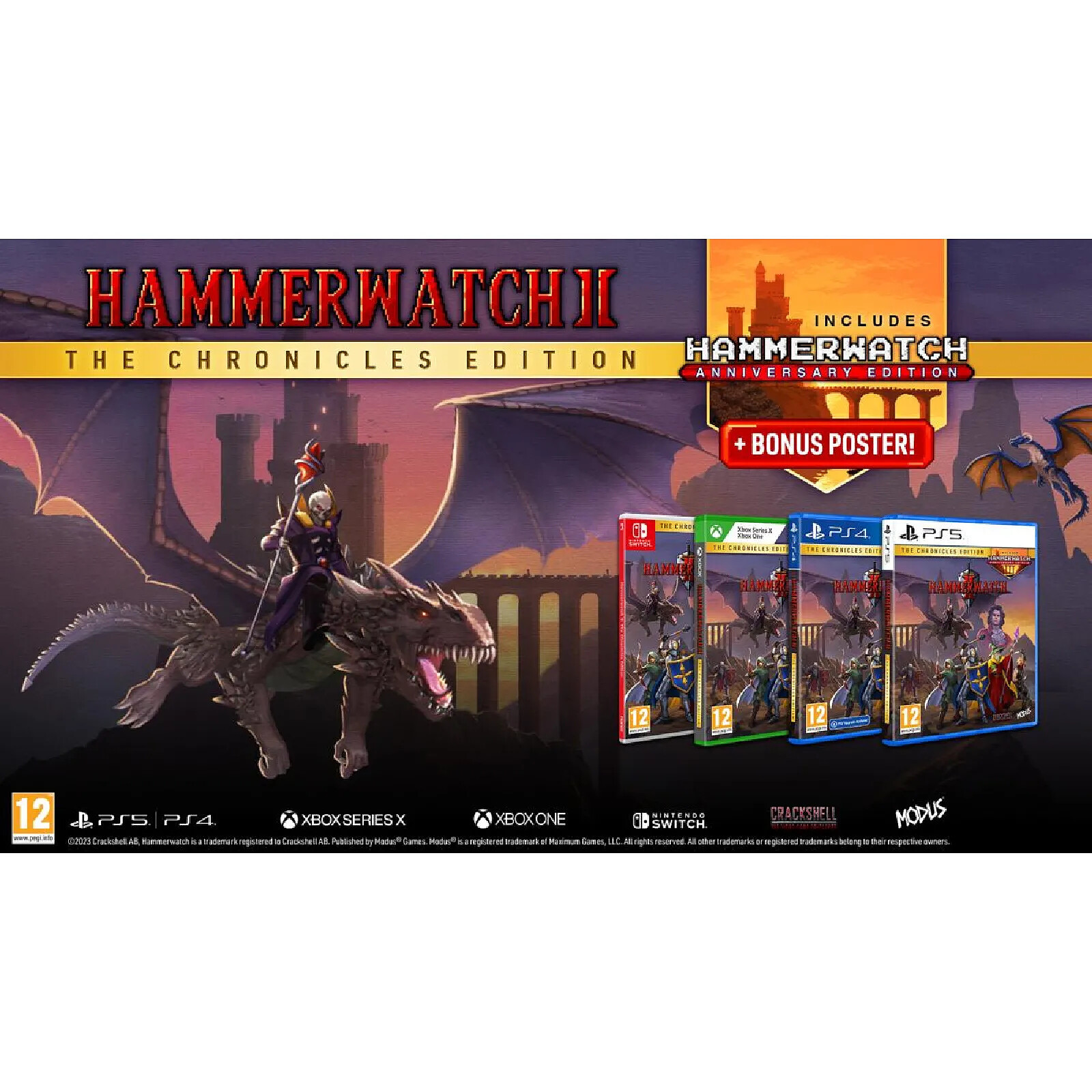 Hammerwatch II The Chronicles Edition Nintendo SWITCH prix Maroc