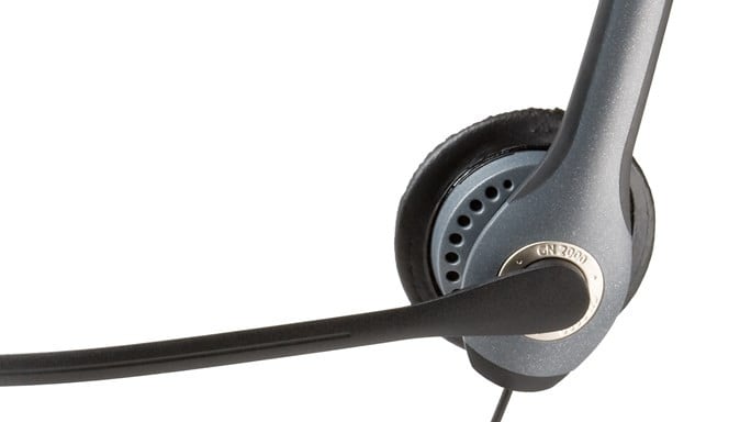 Micro-casque Jabra GN2000™ USB DUO Microsoft (20001-491) prix Maroc