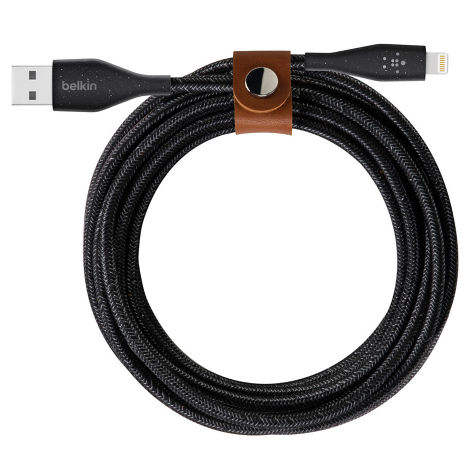 Belkin Câble Lightning vers USB DuraTek Plus - 1.2 m (Noir) prix Maroc