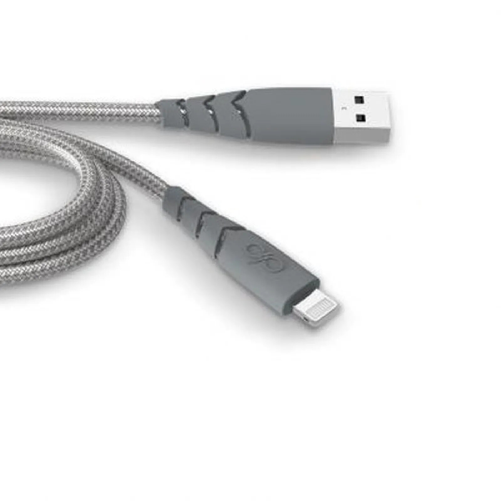 Force Power Câble Ultra-renforcé USB A/Lightning 1,2m - 2.4A Gris prix ...