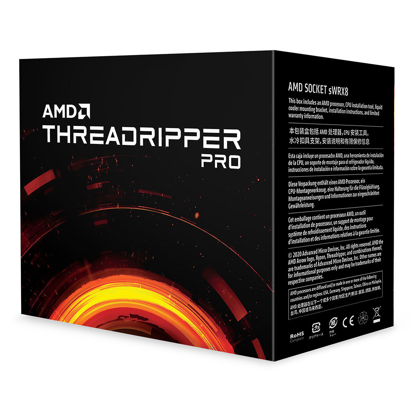 AMD Ryzen Threadripper PRO 5965WX (4.5 GHz Max.) prix Maroc