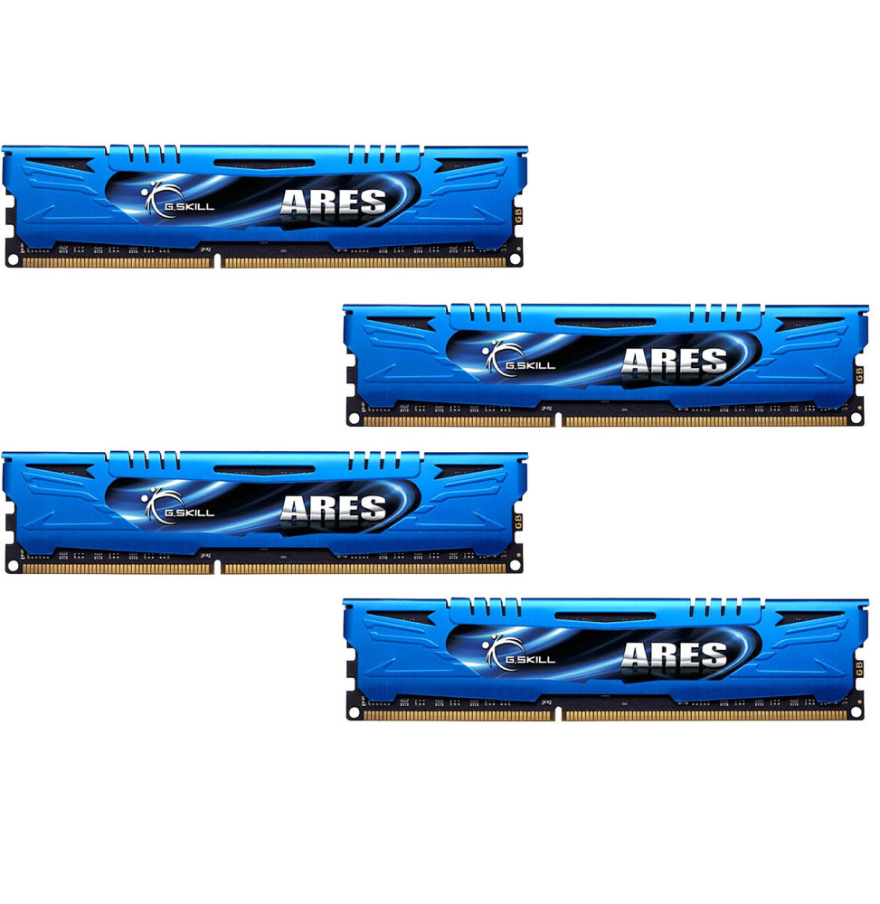 G.Skill Ares Blue Series 32 Go (4 x 8 Go) DDR3 2400 MHz CL11 prix Maroc
