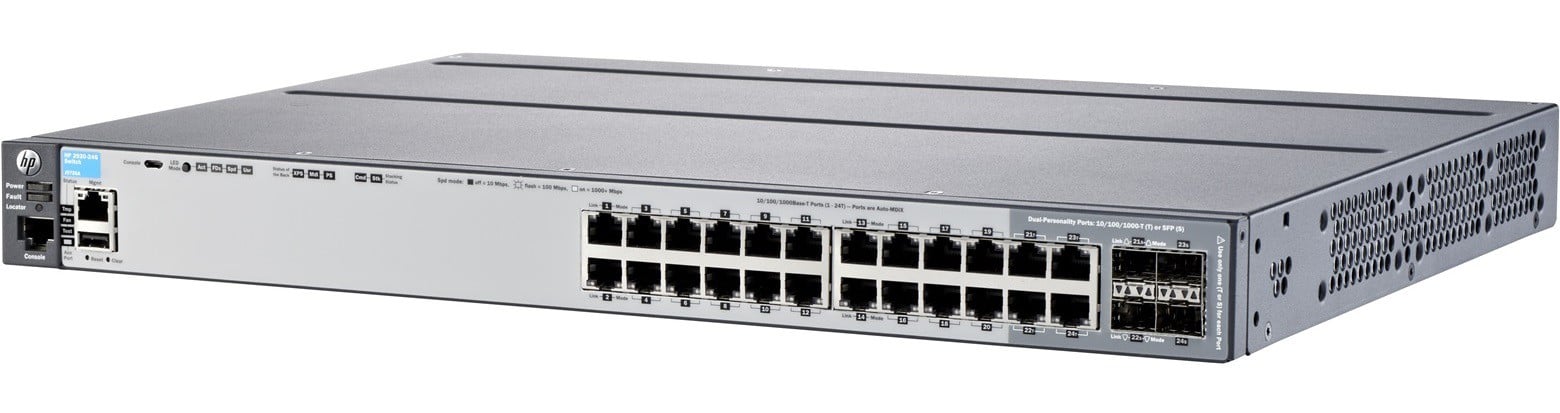 Switch Rackable Administrable HP Aruba 2920 24G (J9726A) prix Maroc