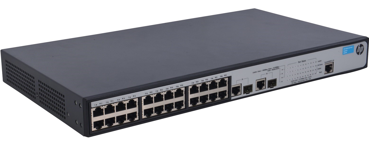 Commutateur administrable HP 1910-24-PoE+ (JG539A) prix Maroc