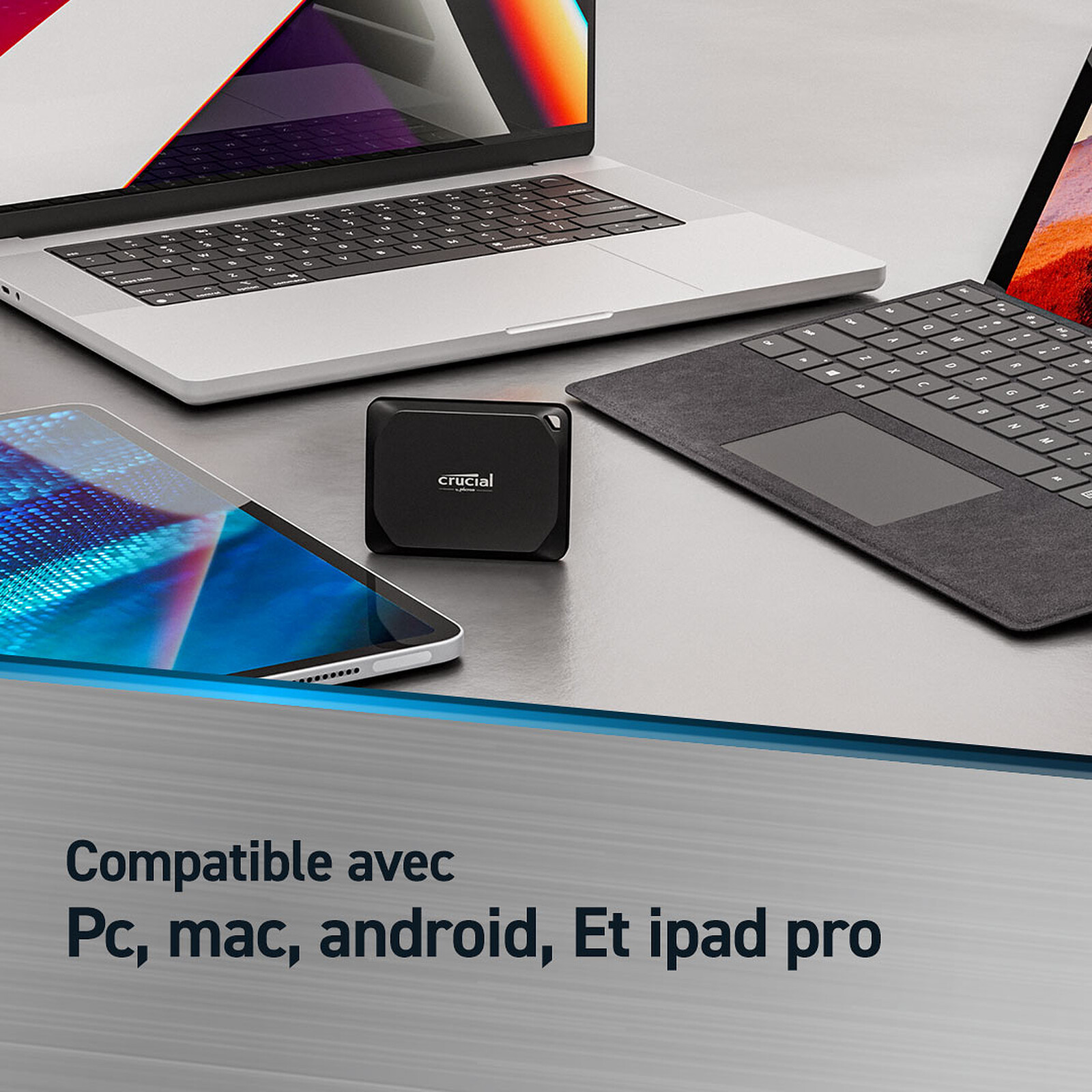 Crucial X10 Pro Portable 1 To prix Maroc