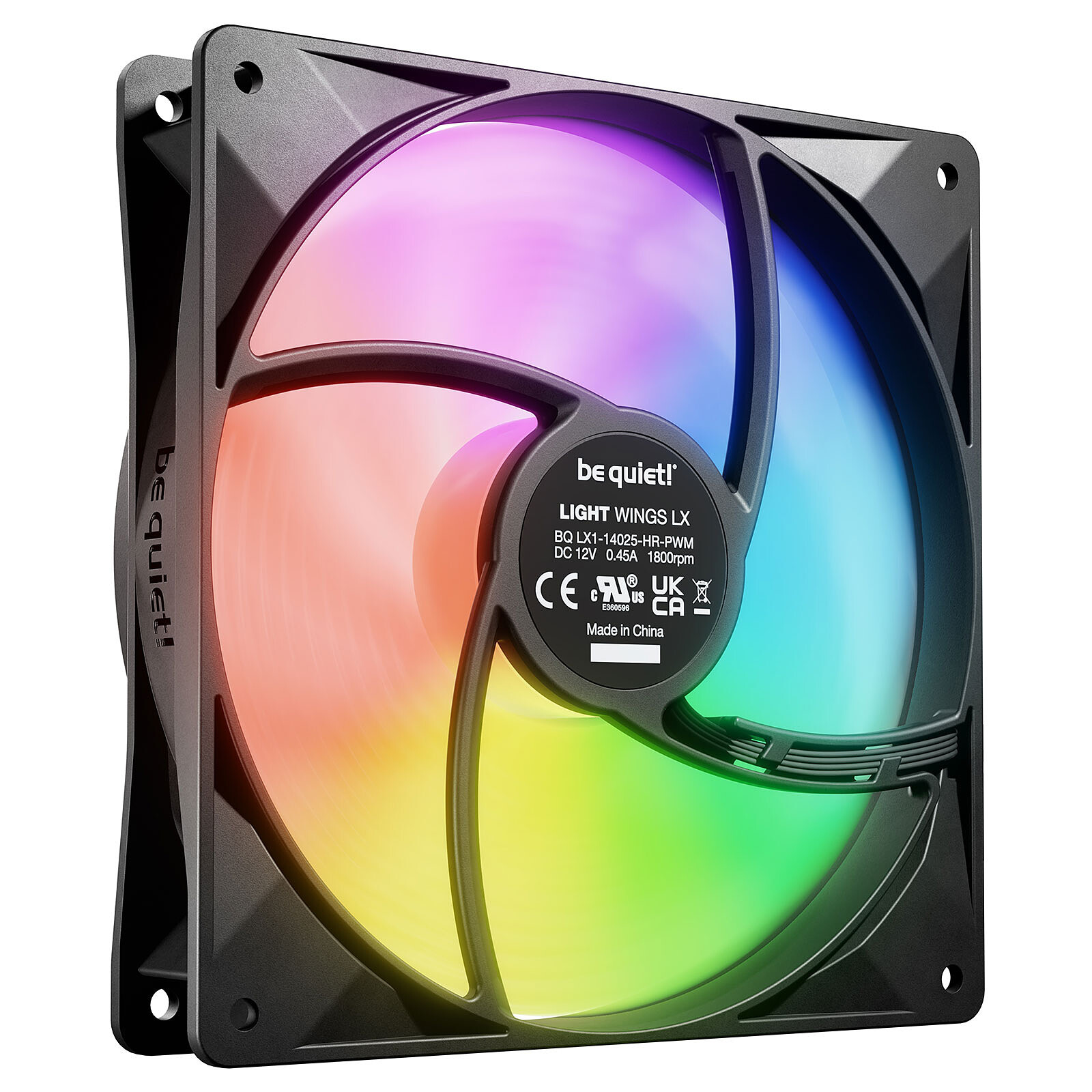 be quiet! Light Wings LX 140 mm PWM High Speed Triple Pack prix Maroc