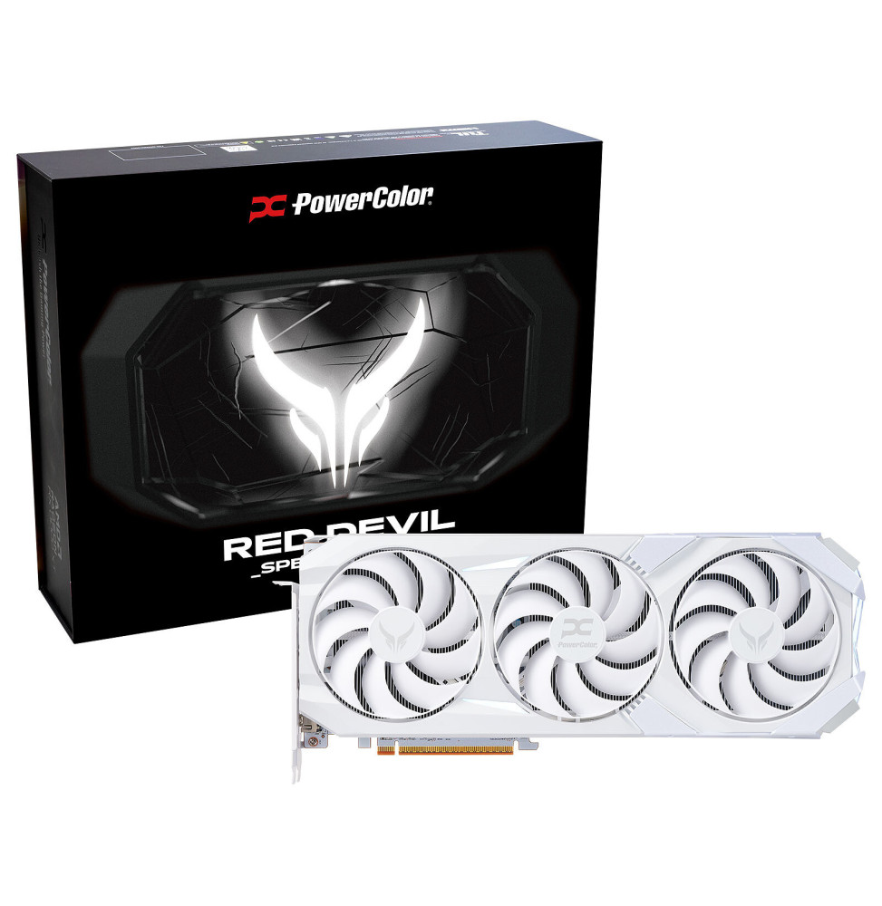 PowerColor Red Devil Spectral White AMD Radeon RX 9070 XT 16GB OC prix ...
