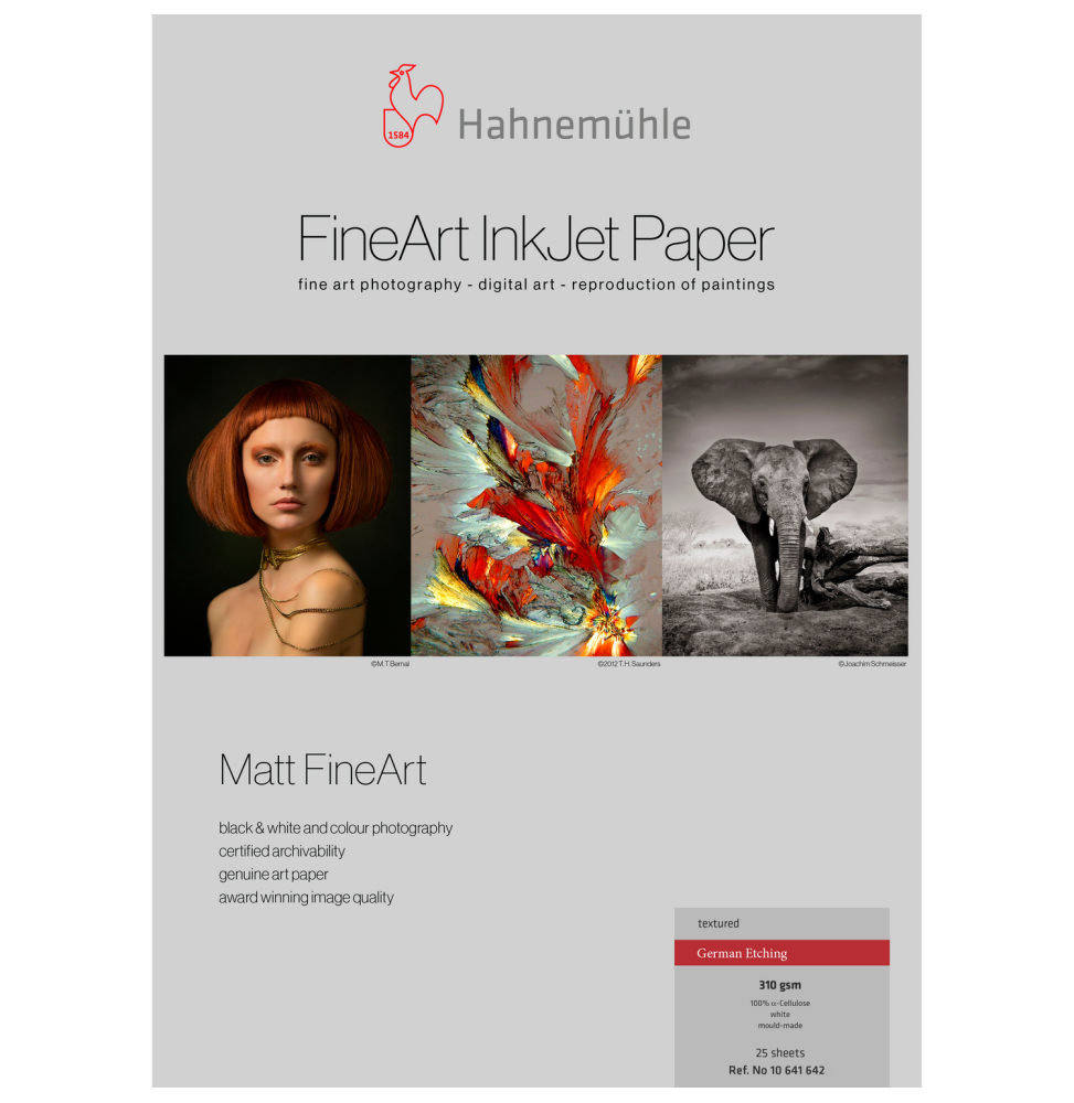 Hahnemühle German Etching 310 g/m², A3 - 25 feuilles prix Maroc