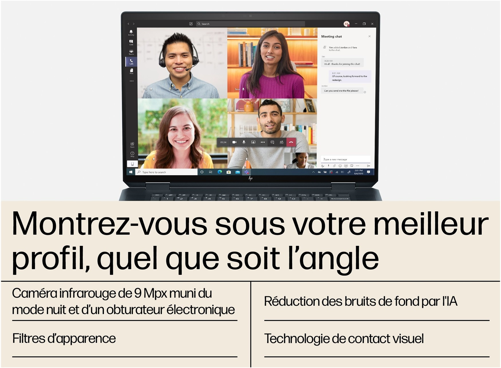 PC Portable 2 en 1 HP Spectre x360 16-aa0005nf - Écran tactile OLED ...