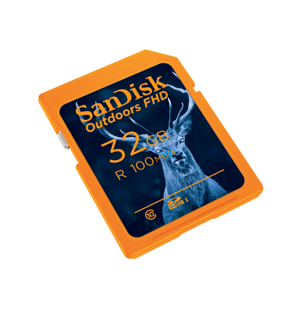 Carte UHS-I SanDisk Outdoors FHD - Pack de quatre - 32 Go prix Maroc