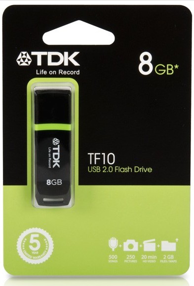 Clé USB TDK TF10 USB 2.0 - 8 / 16 et 32 GB prix Maroc