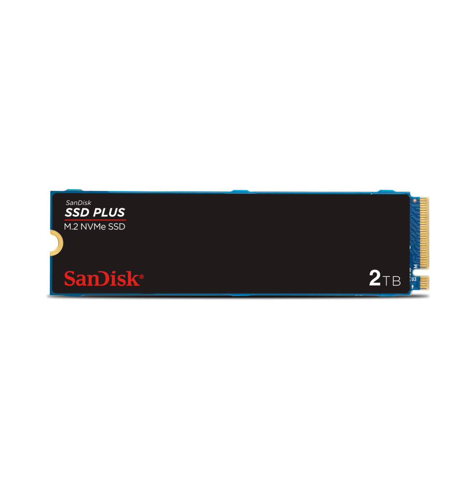 Disque interne SSD SanDisk PLUS M.2 NVMe PCIe Gen 3.0 - 2 To prix Maroc