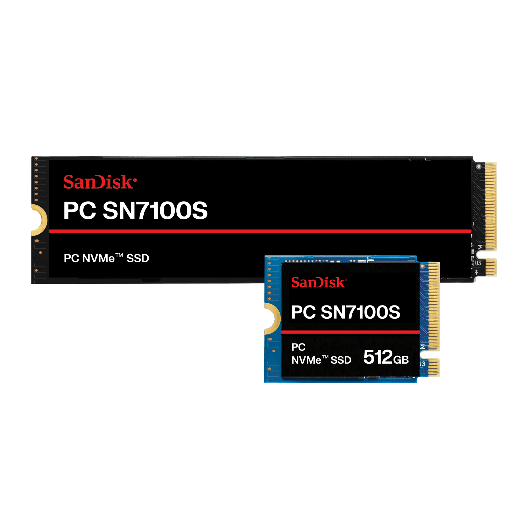 SanDisk PC SN7100S NVMe SSD - Format : M.2 2230 - 512 Go - Sécurité ...