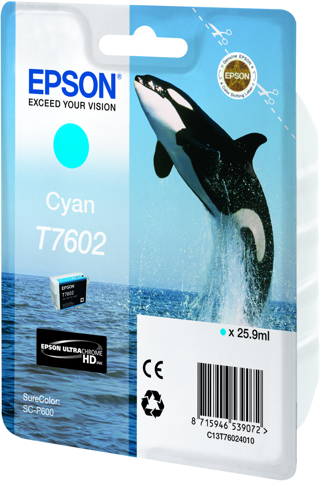 Epson T7602 – Cartouche d’encre cyan Ultrachrome HD (C13T76024010) prix ...