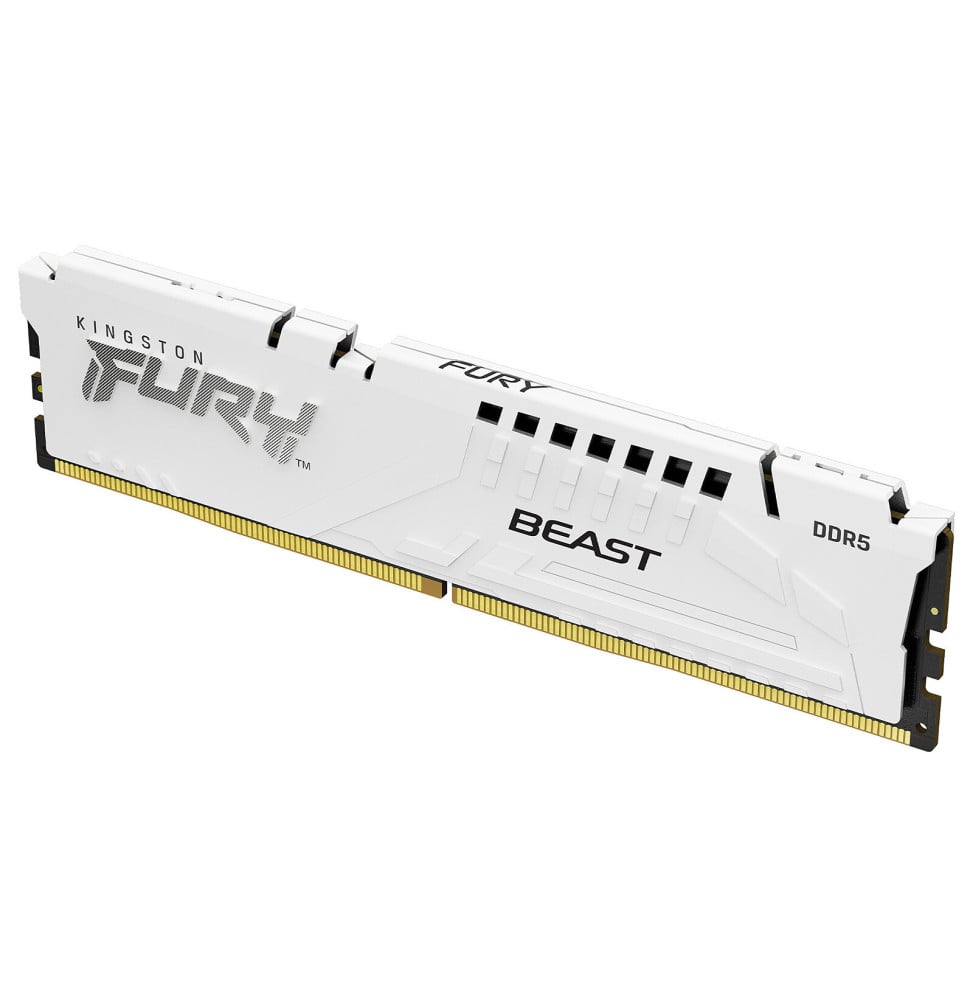 Kingston FURY Beast 16 Go DDR5 6000 MHz CL36 - Blanc prix Maroc