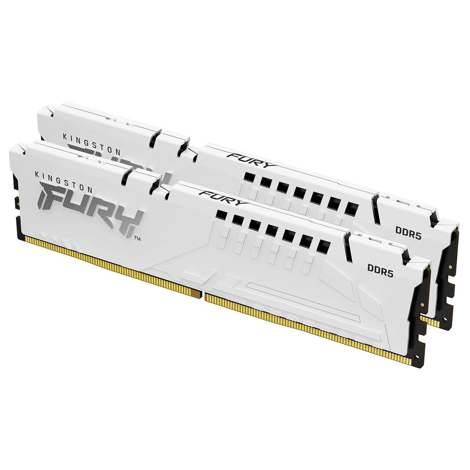 Kingston FURY Beast 32 Go (2 x 16 Go) DDR5 6000 MHz CL36 - Blanc prix Maroc