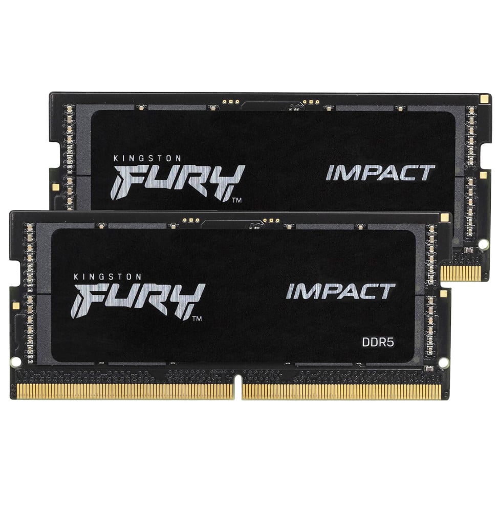 Kingston FURY Impact SO-DIMM 32 Go (2 x 16 Go) DDR5 5600 MHz CL40 prix Maroc