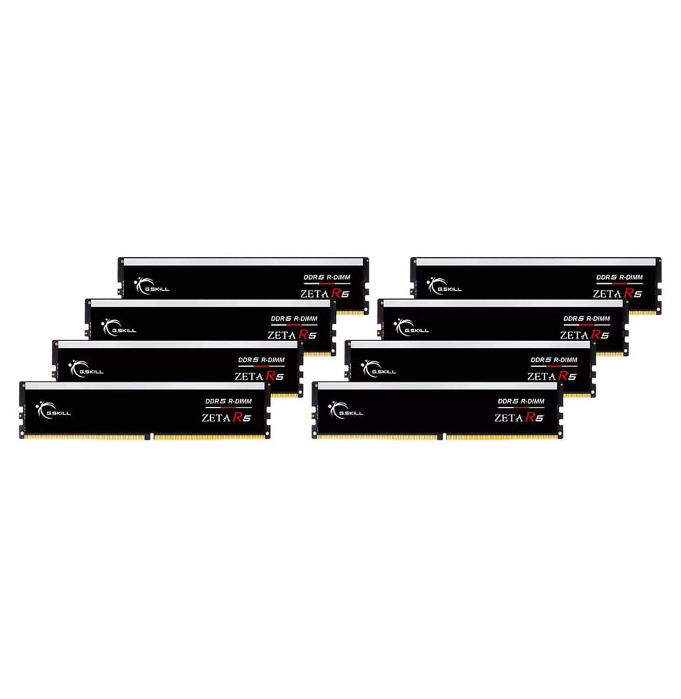 RAM PC G.Skill Zeta R5 128 Go (8 x 16 Go) DDR5 ECC Registered 6000 MHz ...
