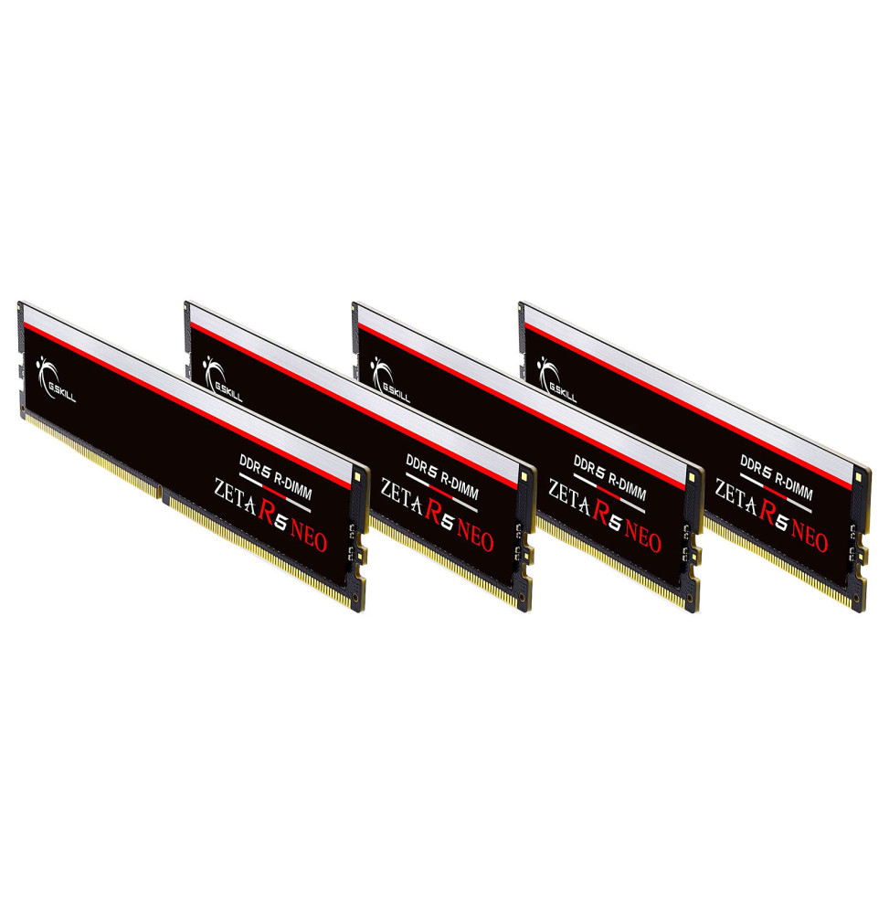 RAM PC G.Skill Zeta R5 Neo 128 Go (4 x 32 Go) DDR5 ECC Registered 6000 ...
