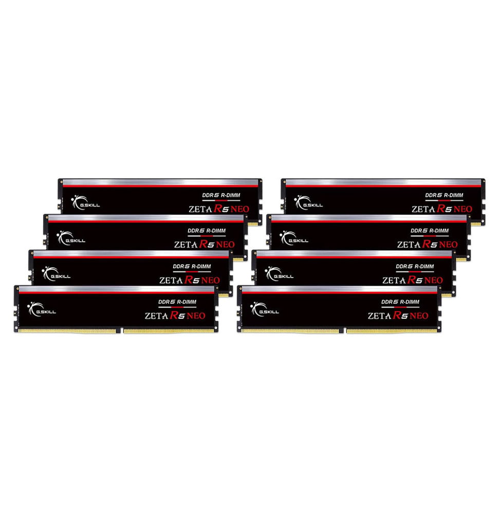 RAM PC G.Skill Zeta R5 Neo 128 Go (8 x 16 Go) DDR5 ECC Registered 6000 ...