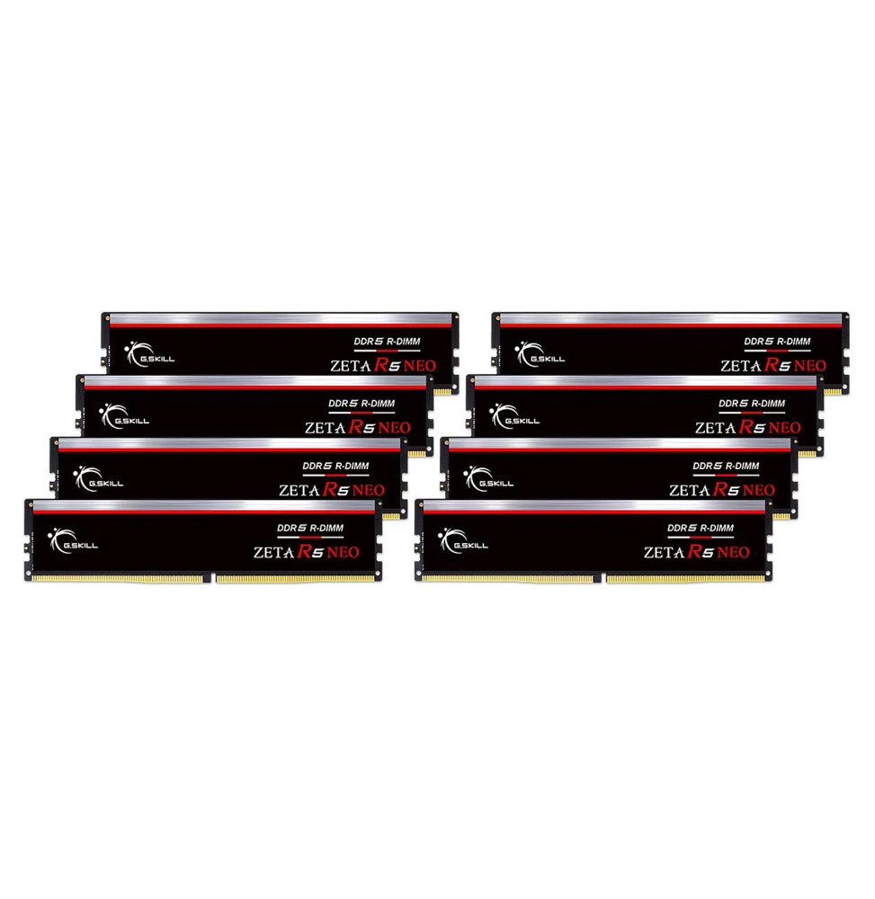 RAM PC G.Skill Zeta R5 Neo 256 Go (8 x 32 Go) DDR5 ECC Registered 6000 ...