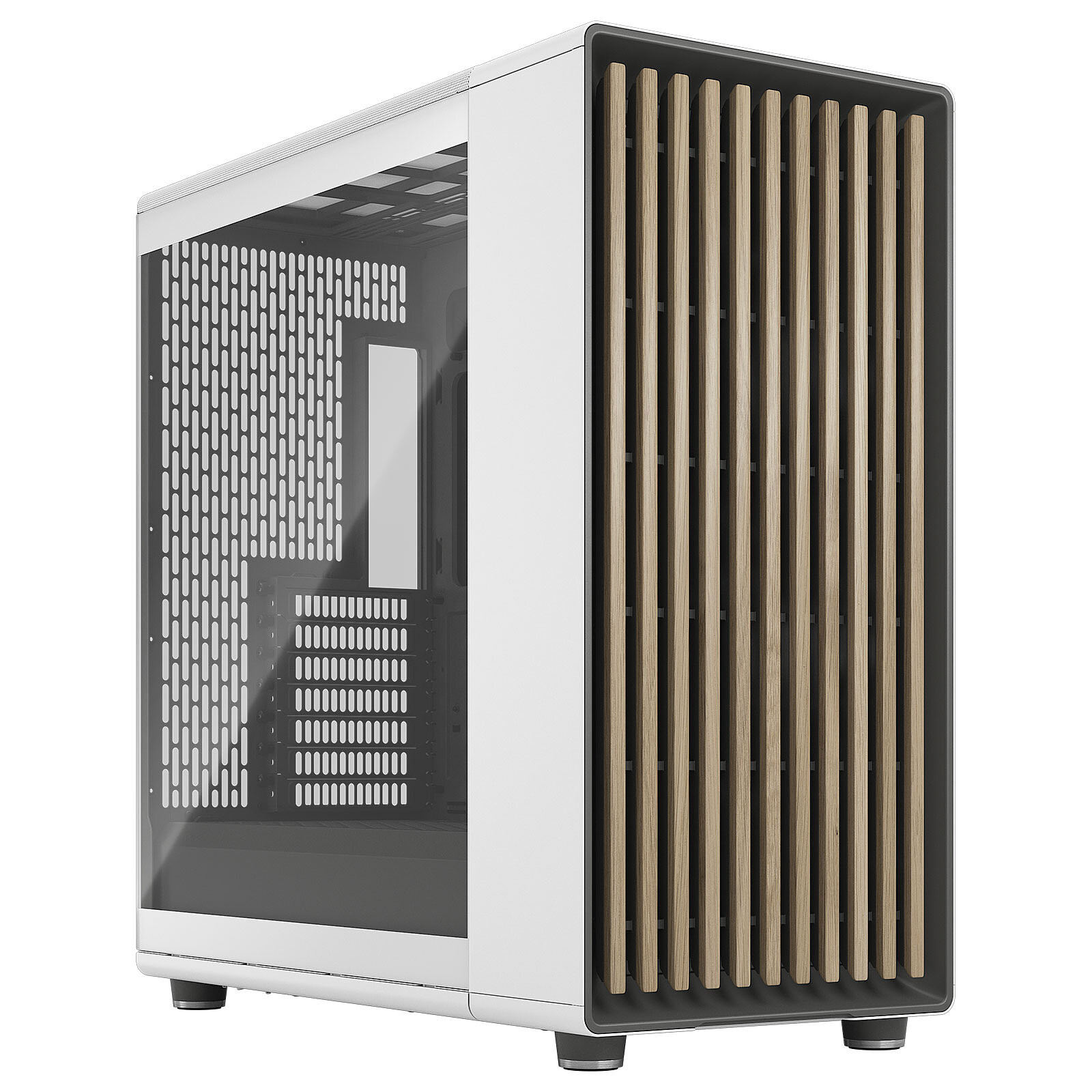 Fractal Design North XL TG Chalk Clear prix Maroc
