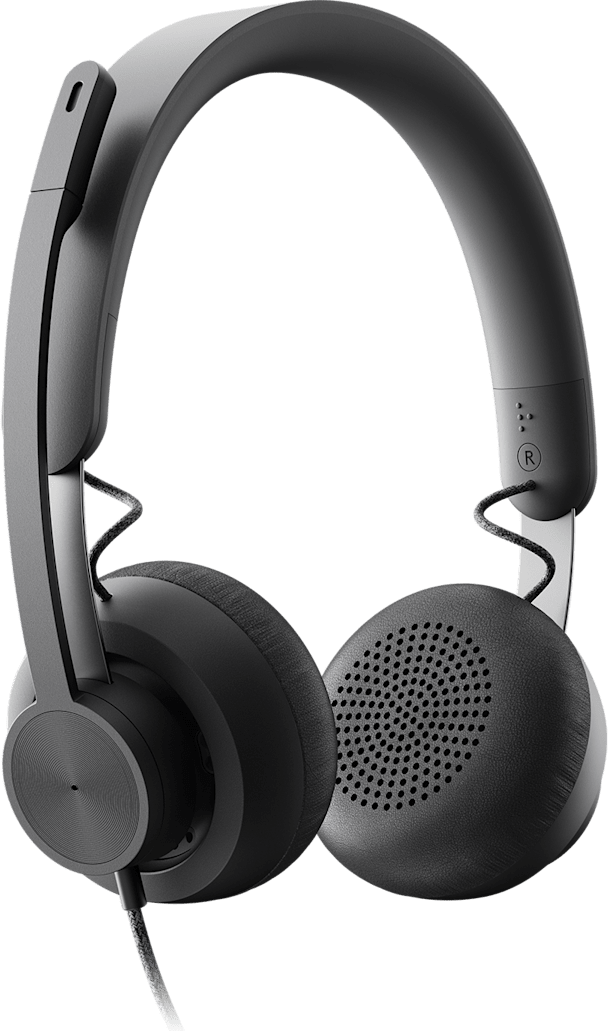 Micro-casque filaire Logitech Zone Wired Teams - USB-C & USB-A (981 ...