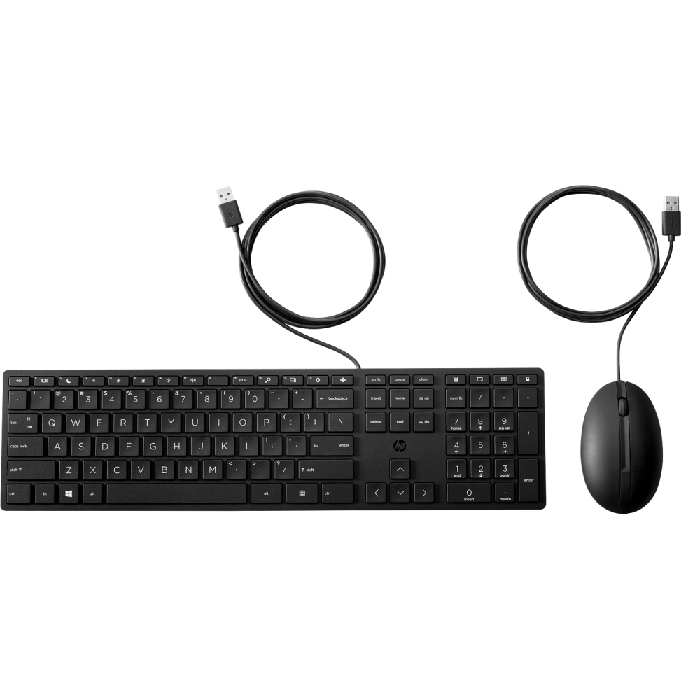 Ensemble combiné clavier souris filaires HP 320MK (9SR36AA) prix Maroc